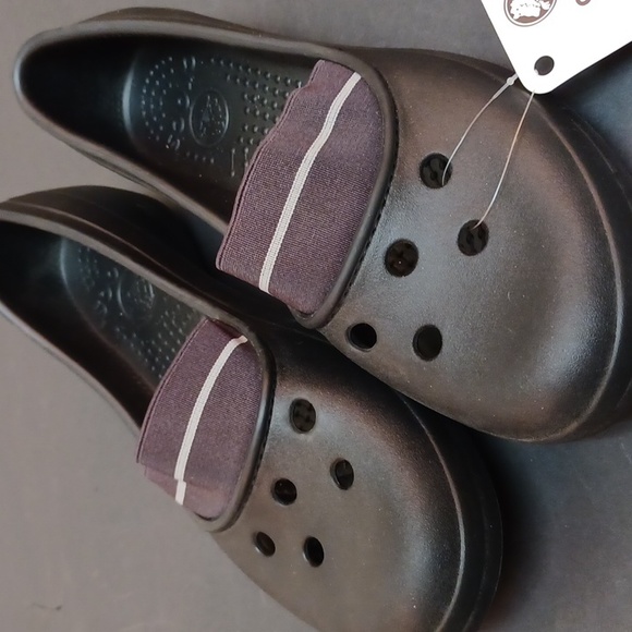 CROCS | Shoes | Nwt Crocs Juneau Shoe Flat Loafer Black | Poshmark